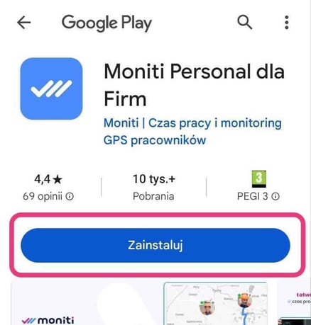 Jak zalogować się do Aplikacji Moniti Personal?