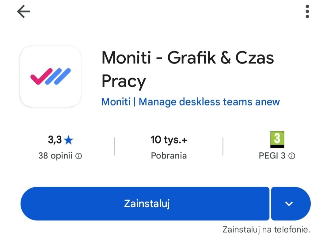 Jak zalogować się do Aplikacji Moniti?